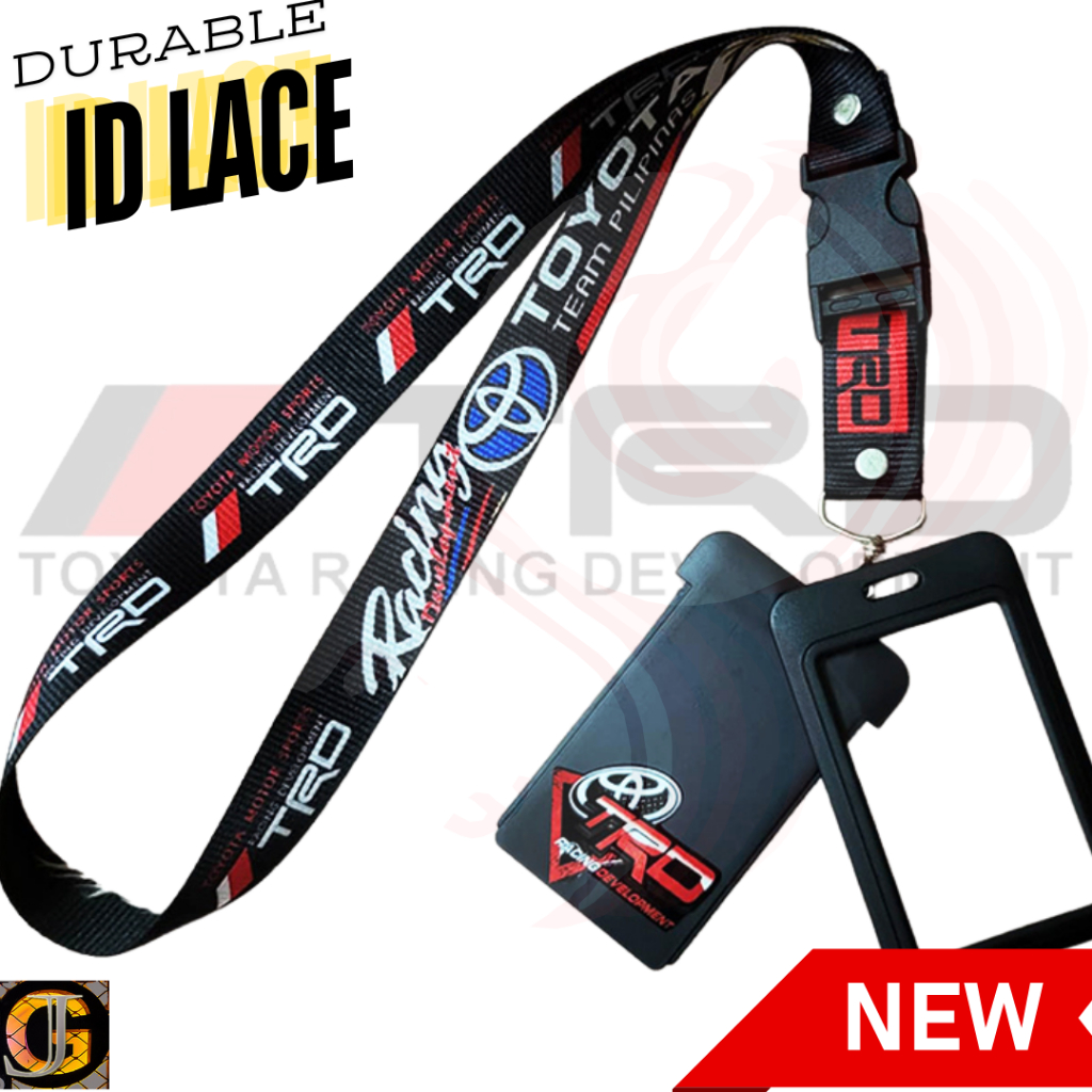 jg New Toyota TRD Racing Development Durable Id Lace Lanyards & Name ...