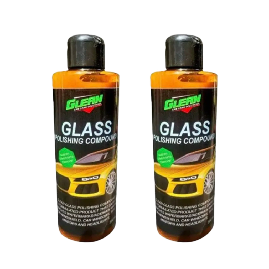 GLEAN Supreme Glass Polish: Fast-Acting Watermark & Acid Rain Remover ...