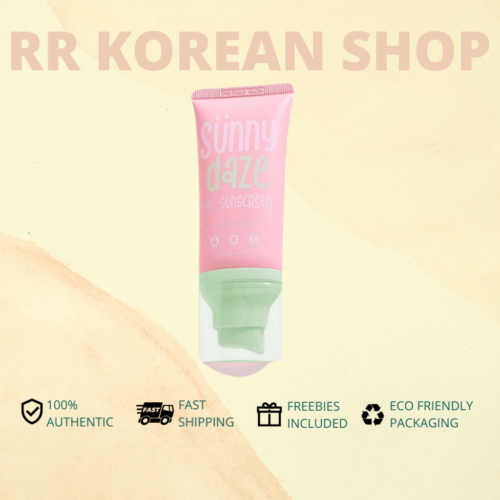 The Daily Glow Sunny Daze Sunscreen SPF50 50g | Shopee Philippines