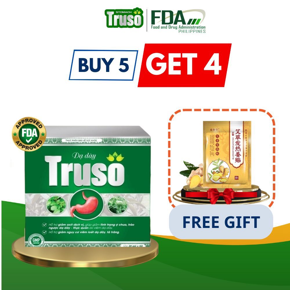 Truso stomach -5 GET 4- reduces stomach spasms, stomach acid pH ...