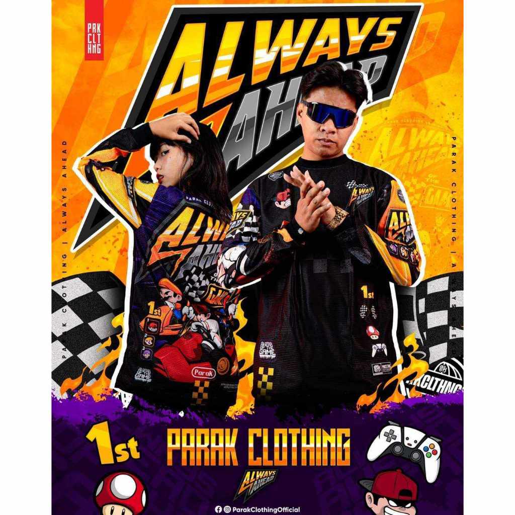 ALWAYS AHEAD LONG SLEEVES PARAK CLOTHING ORIGINAL AIRCOOL LIMITED SIZES ...