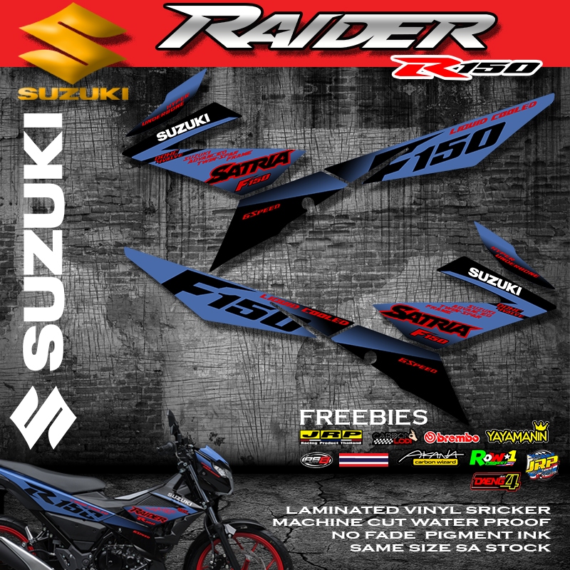 RAIDER 150 FI 2024 MODEL DECALS STICKER WITH FREEBIES | Shopee Philippines