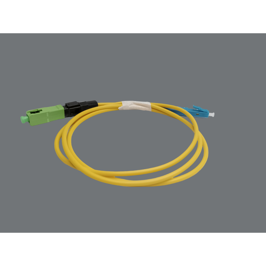 FIBER OPTIC QUICK CONNECTOR LC-UPC to SC-APC SINGLE MODE, QUICK CONNECT ...