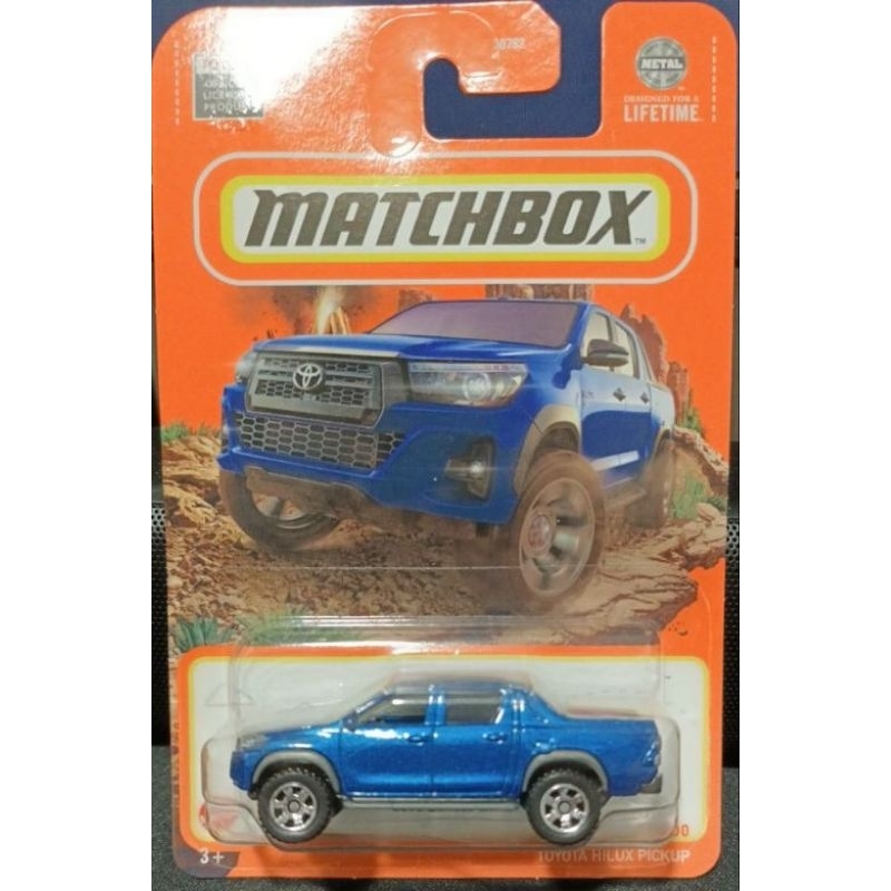 Matchbox TOYOTA HILUX (Blue) | Shopee Philippines