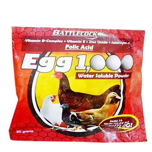 Egg 1000 Battlecock for all types of chicken and birds sachet | Shopee ...