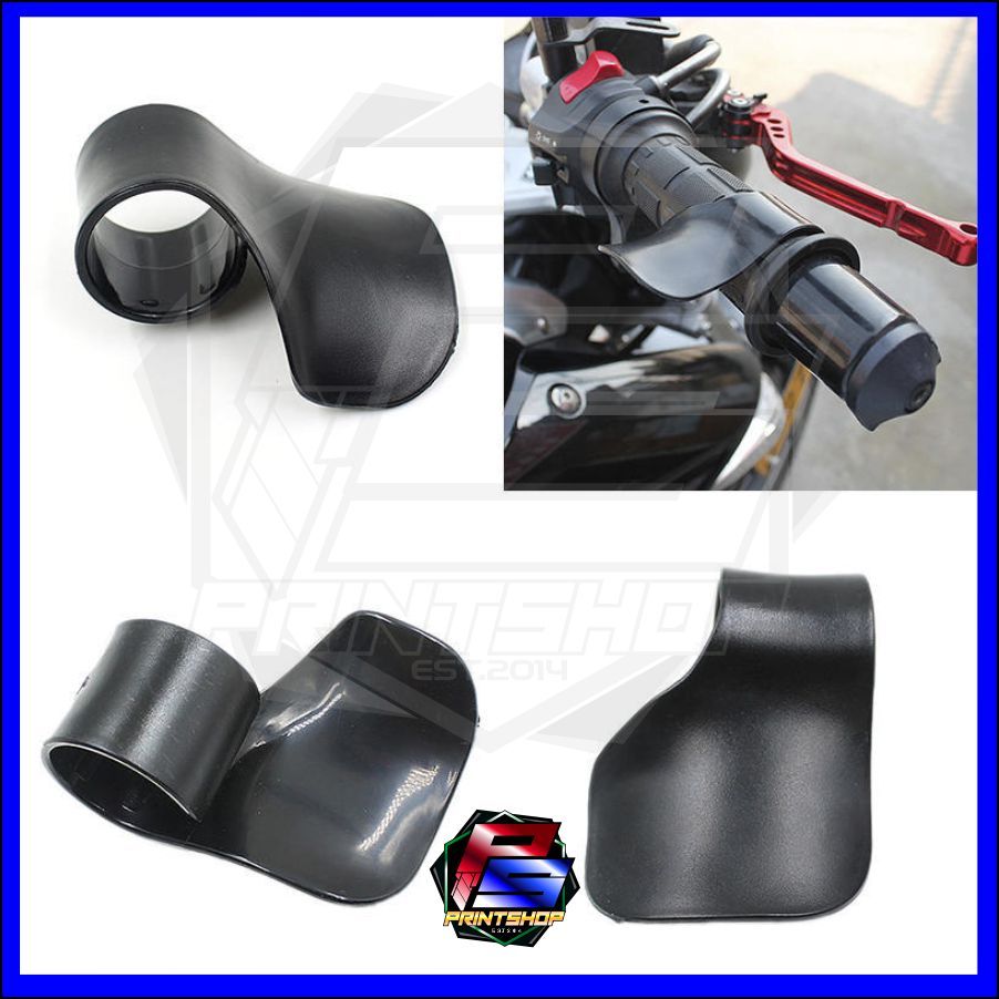 PSPRINTSHOP Motorcycle Throttle Booster Handle Clip Grips Clamp ...