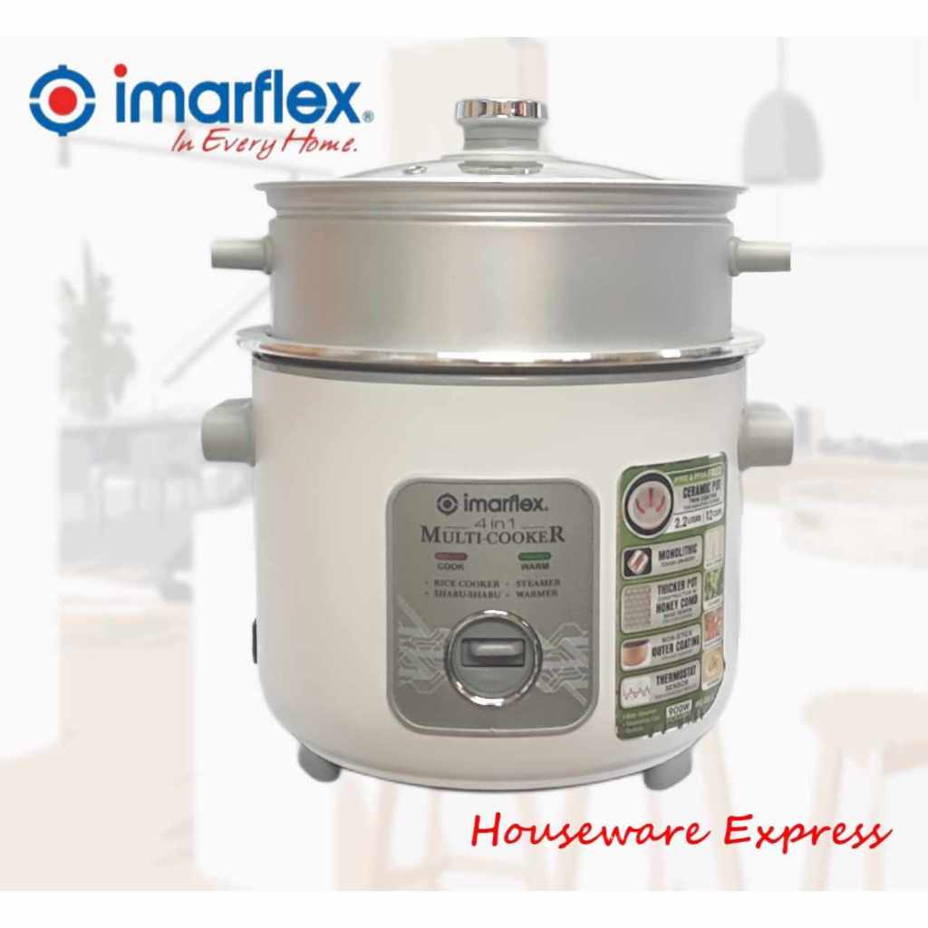 Imarflex IRC22LC 4-in-1 Multi-Cooker - 2.2L / 12 Cups IRC-22LC ...