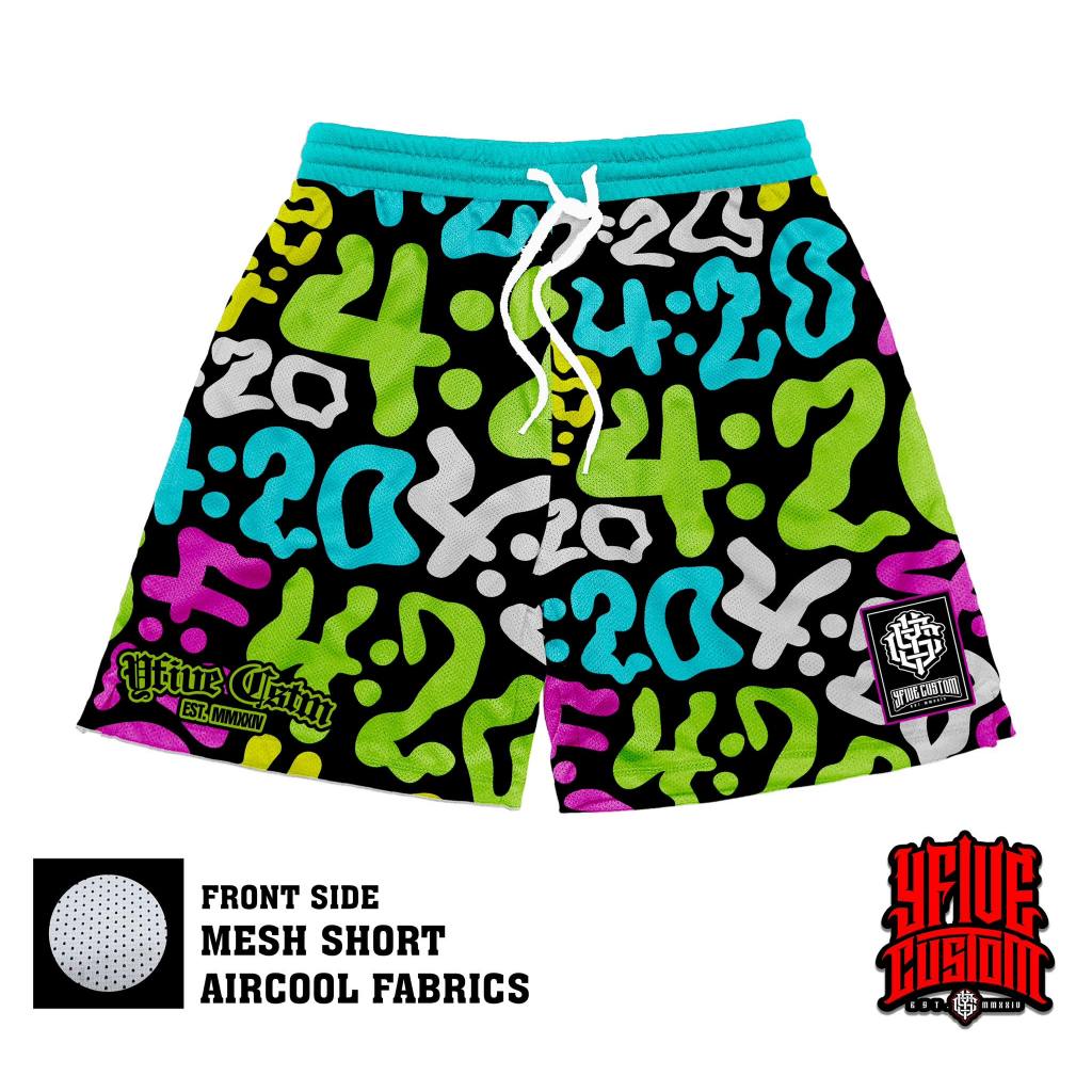 YFIVE AIRCOOL MESH SHORT W/ 2 SIDE POCKETS FULL SUBLIMATION Menswear ...
