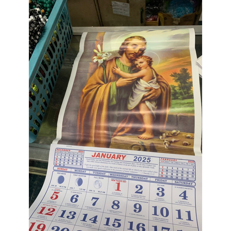 Saint Joseph Wall Calendar 2025 | Shopee Philippines
