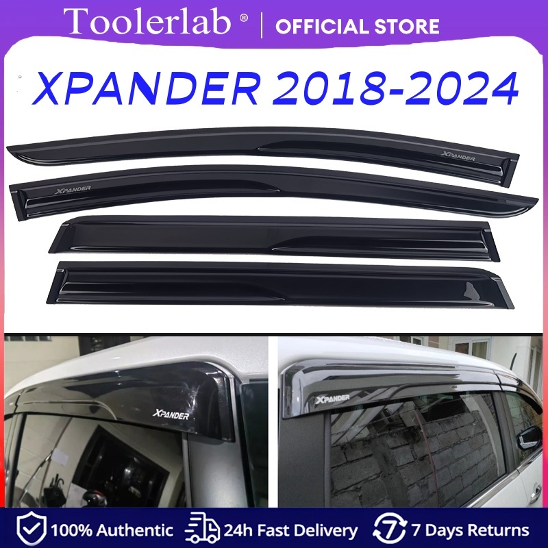 Window Door Rain Visor For Mitsubishi Xpander/ Xpander Cross 2018 to ...
