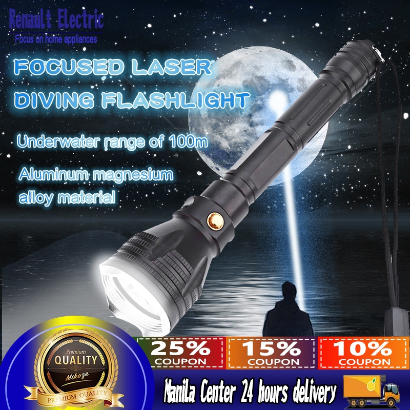Diving Flashlight lED Underwater Proof Flashlight 3200LM 10W L2 Diving ...
