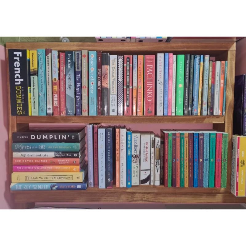 Mini Book Shelves 2 Layers Wooden | Shopee Philippines