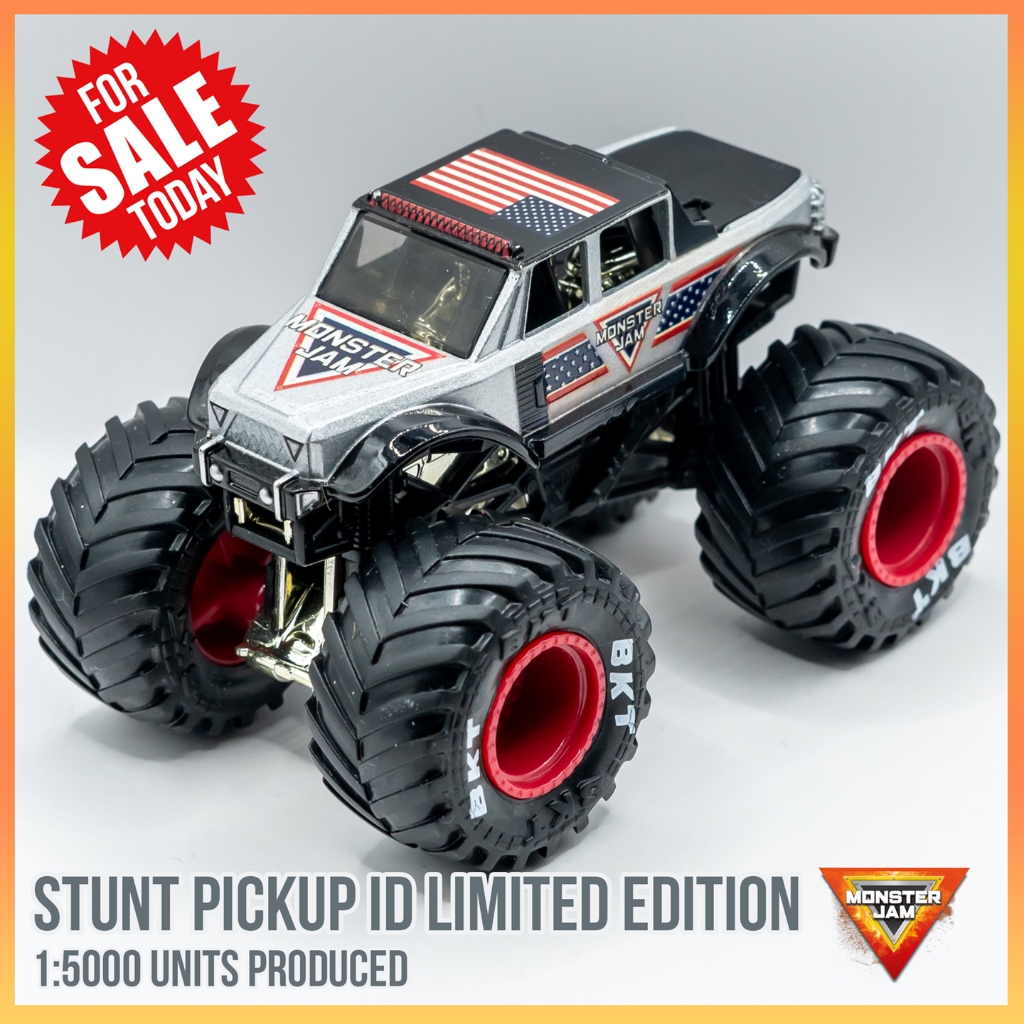 Monster Jam Monster Trucks Independence Day Stunt Pickup 1:64 Scale ...