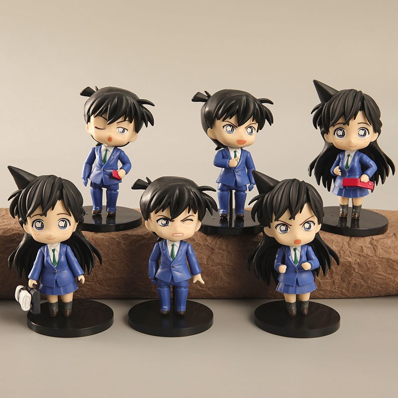 FIGURE SET DETECTIVE CONAN SET A 6IN1 (9CM) | Shopee Philippines