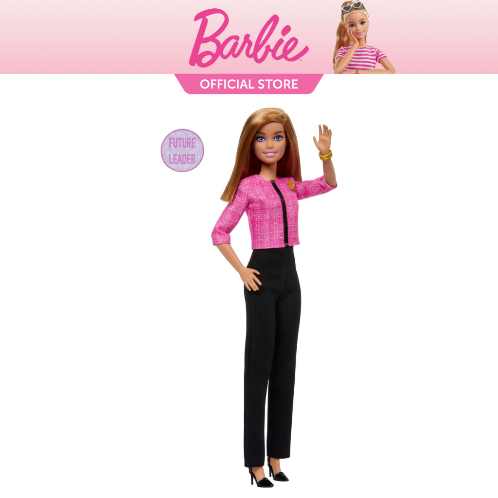 Barbie Careers Doll & Accessories, Future Leader with Blonde Hair ...