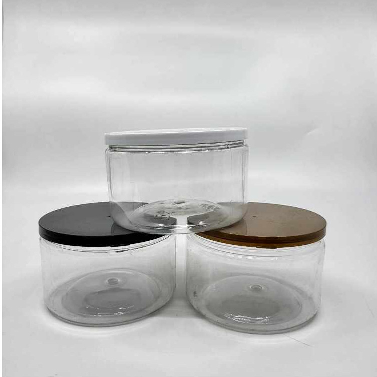 440ml PET Plastic Clear Jar with Plastic Press Cap | Shopee Philippines