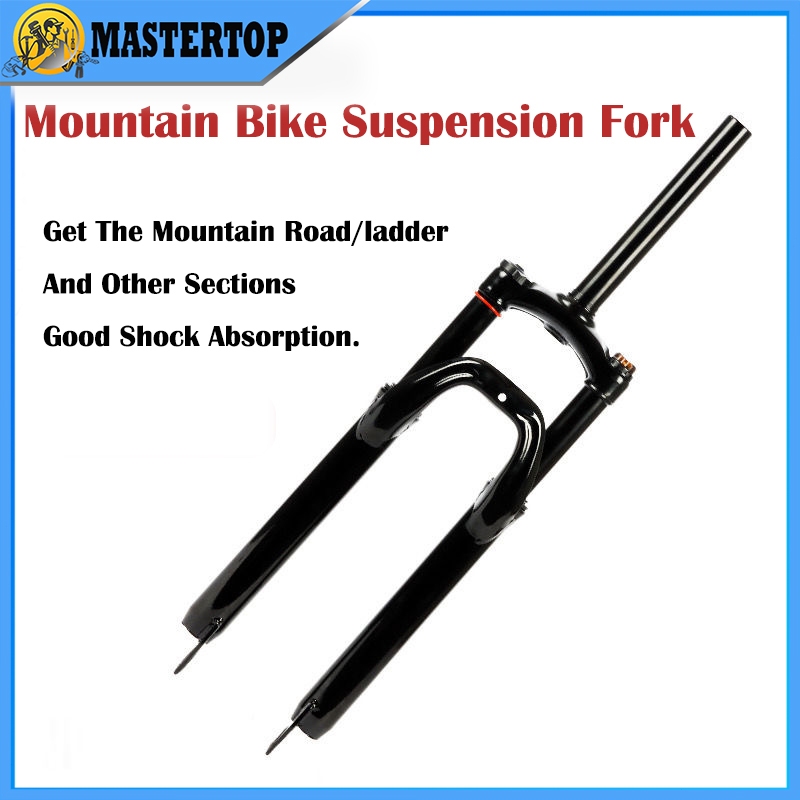 MTB Fork Bike 26 27.5 29er inch Front Fork Suspension Lock Travel Steel ...