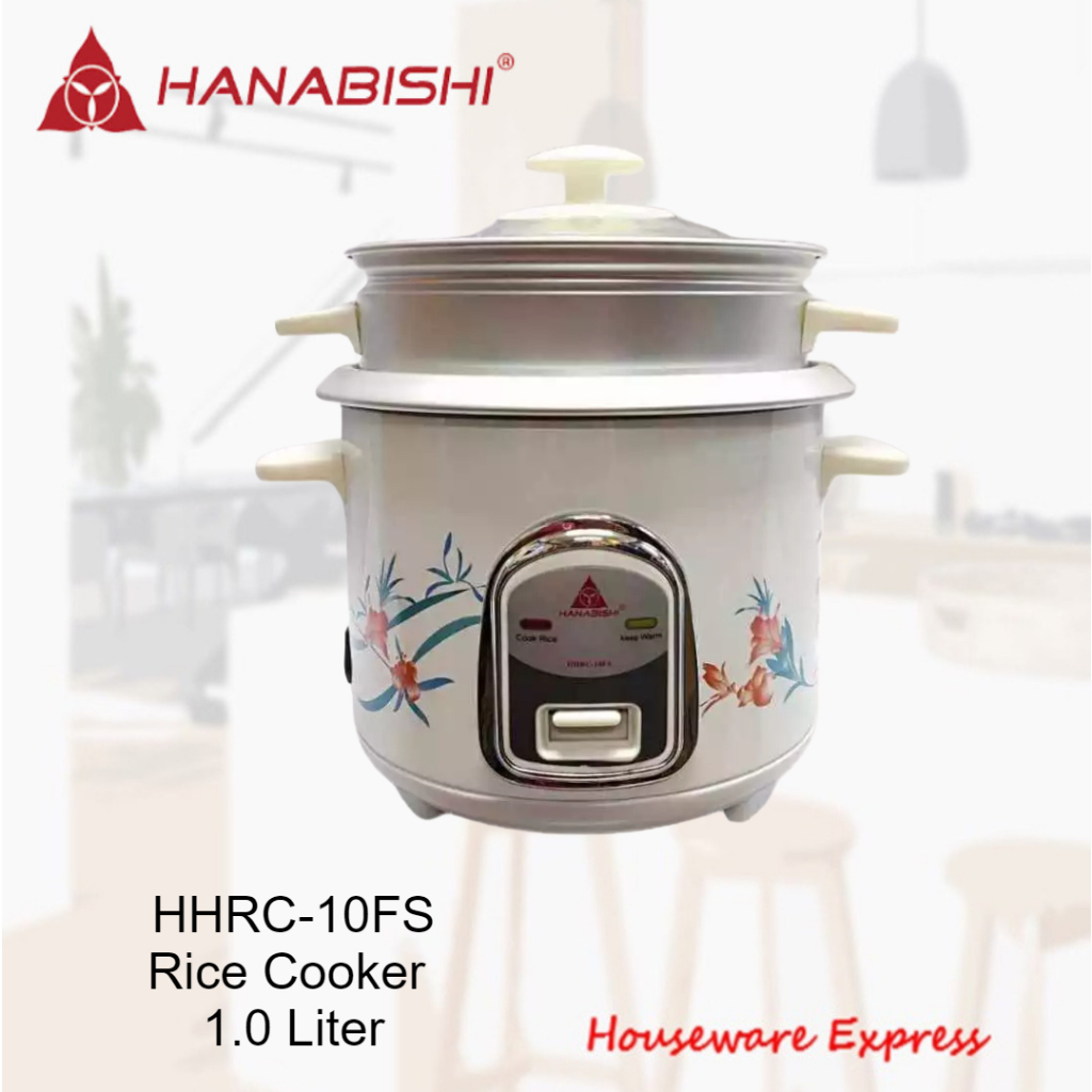 Hanabishi HHRC10FS Rice Cooker 1.0 Liter w/ Steamer HHRC-10FS ...
