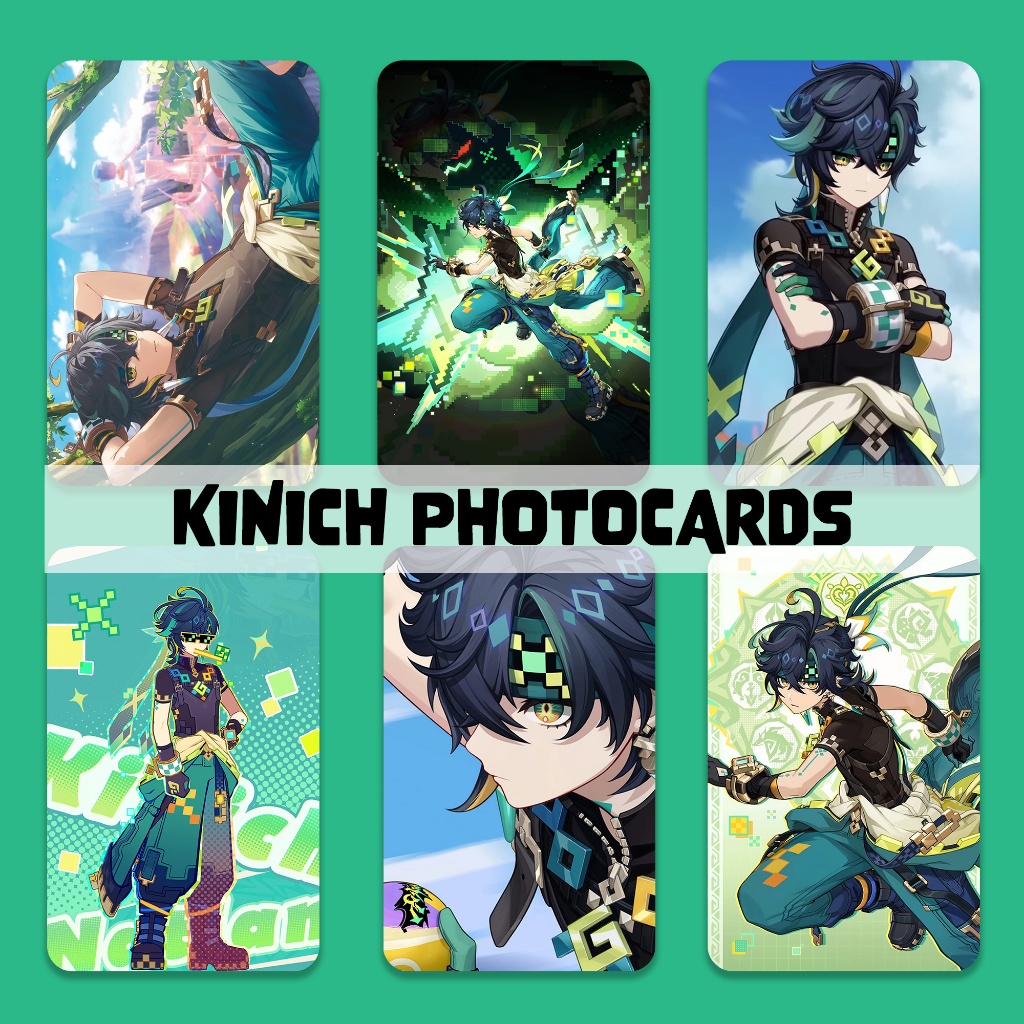 Genshin Impact Photocards - KINICH Textured Photocards Front and Back ...