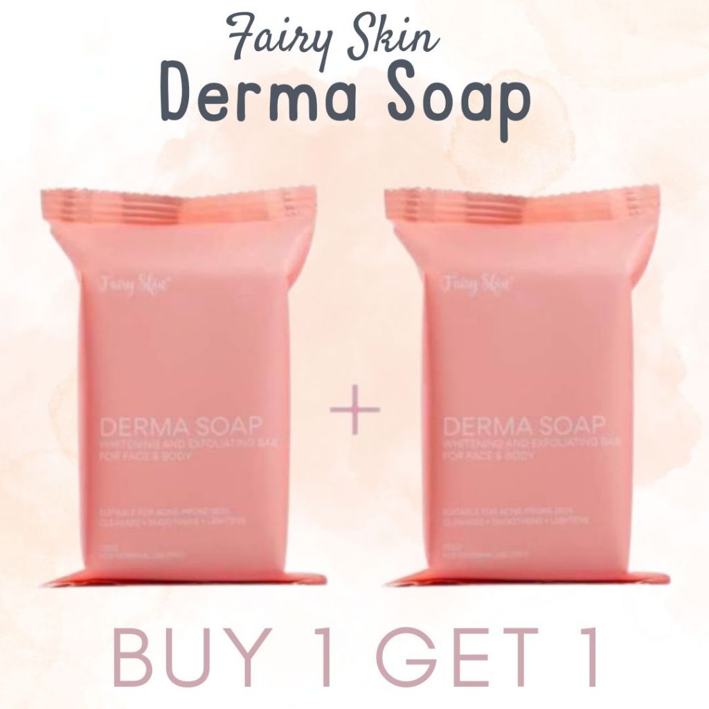 Buy 1 Take 1 Derma Soap Whitening and Exfoliating Bar for Face & Body ...