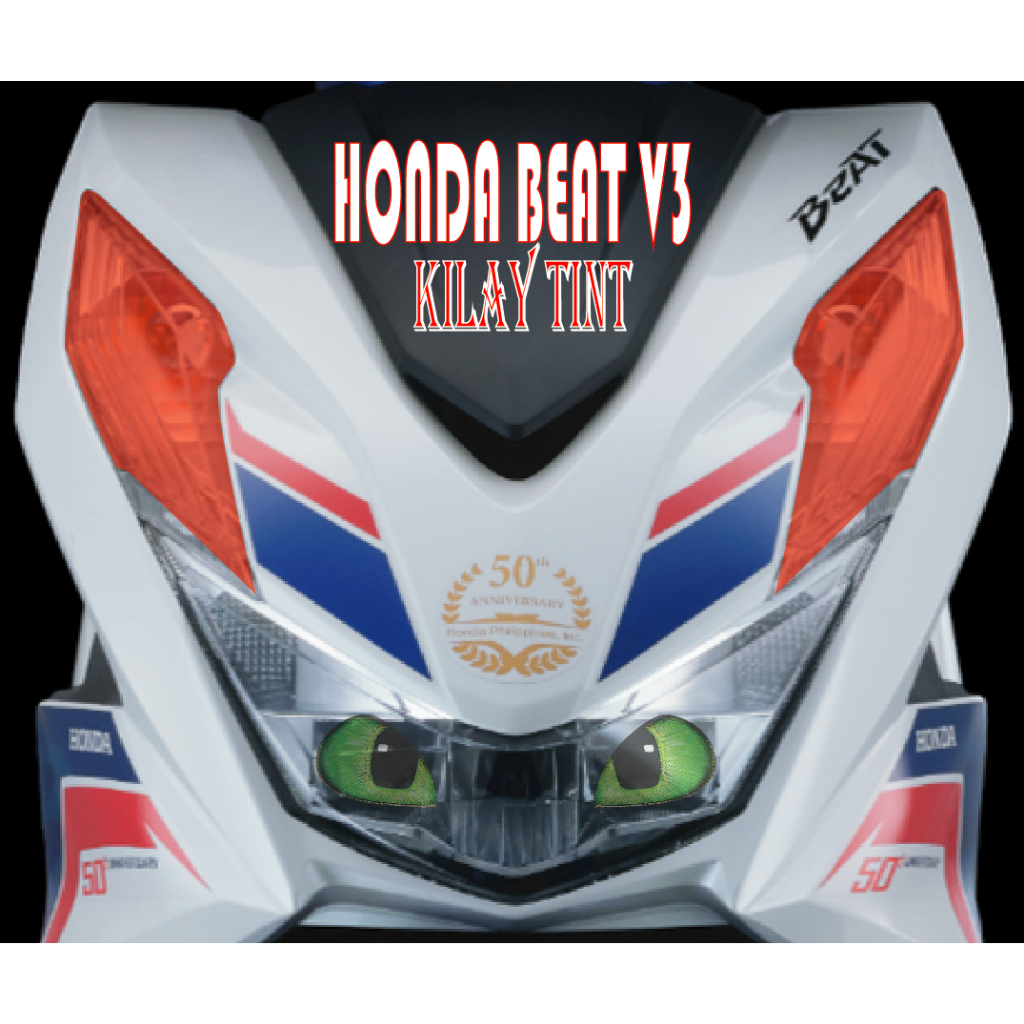 Honda Beat V3 Kilay Tint Protector W/ Free Claw Scratch | Shopee ...