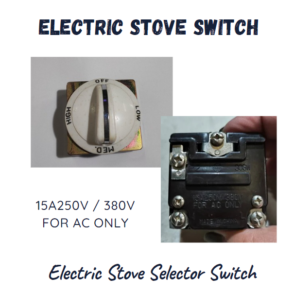 Electric stove Switch Electric Stove Selector Switch | Shopee Philippines