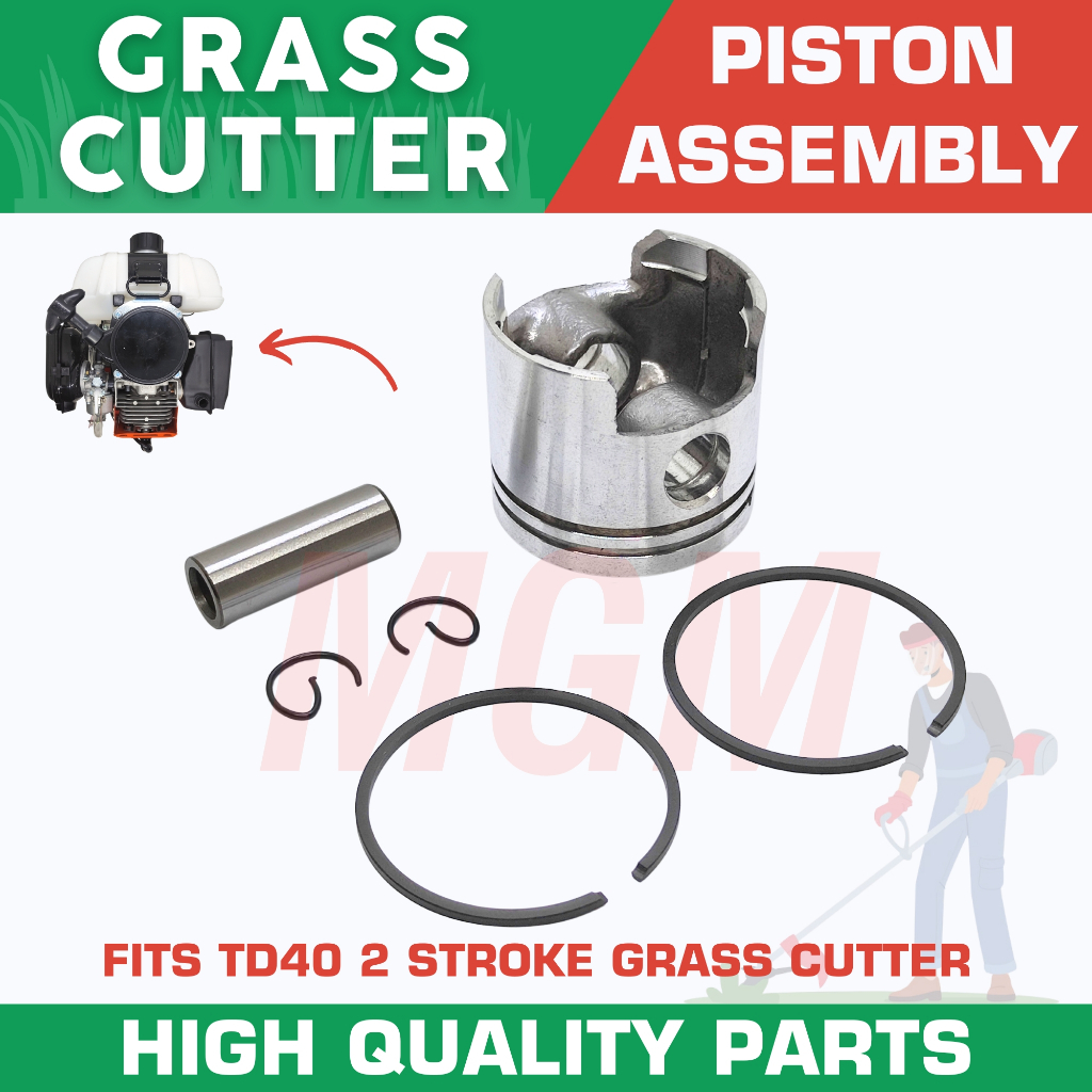 TD40 Piston Ring Piston Assembly TD40 Grass Cutter Spare Parts Grass ...