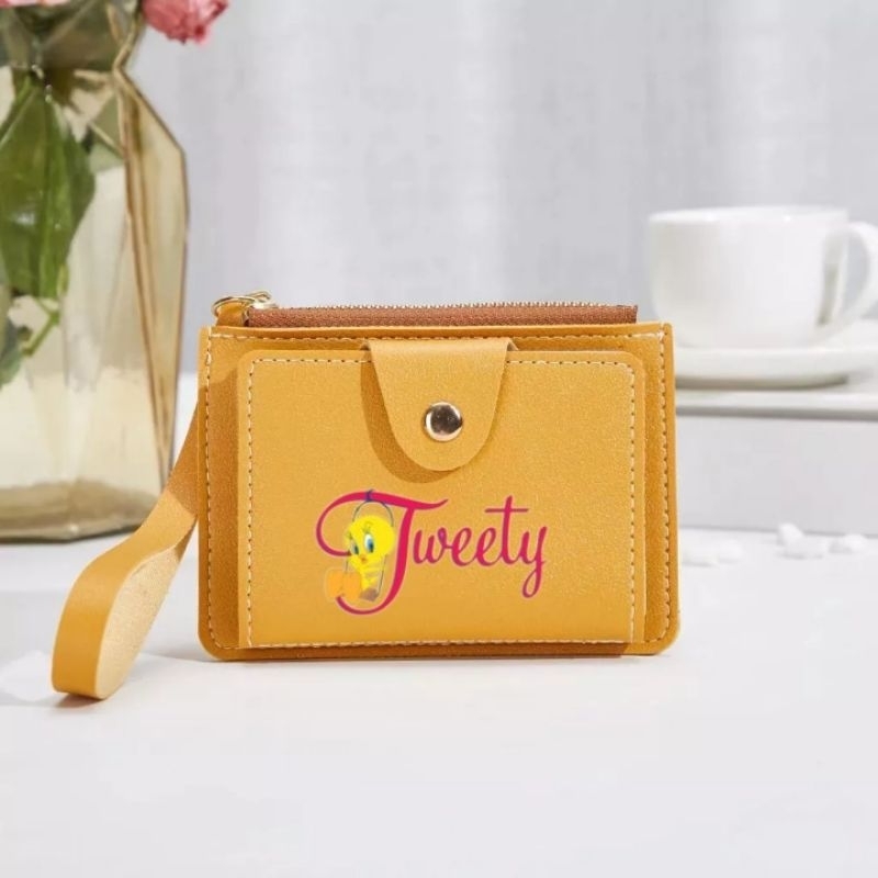 tweety canvas mini wallet with card holder | Shopee Philippines
