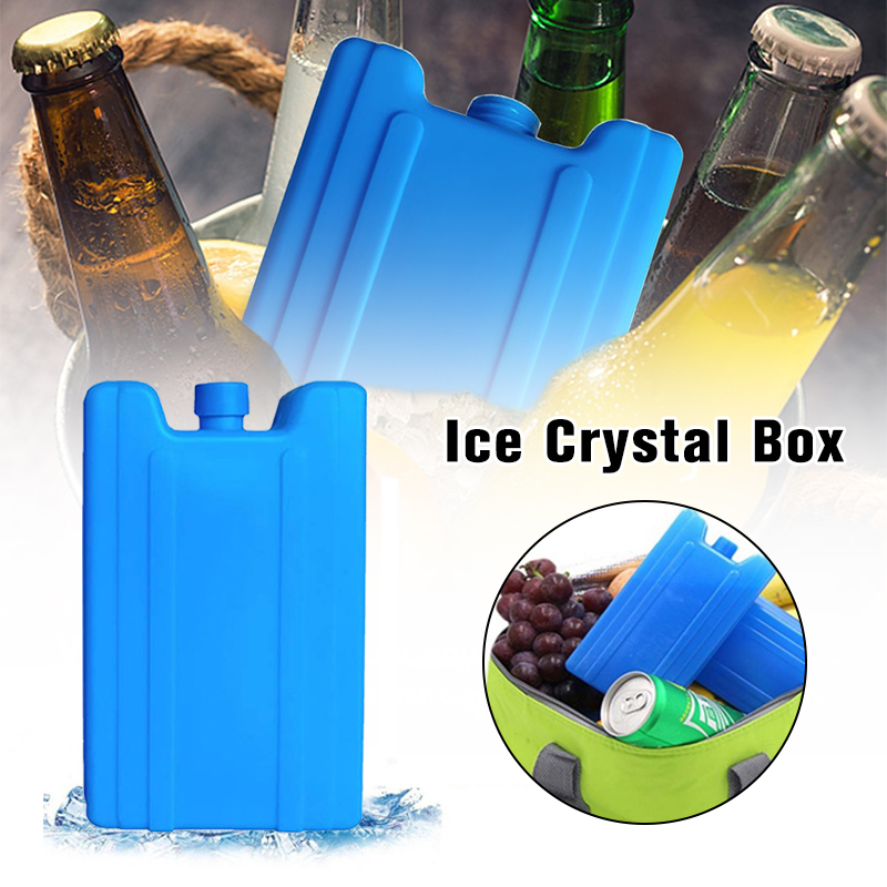 5pcs 400ml Gel Ice Pack Reusable Blue Rectangular Ice Pack for Lunch ...