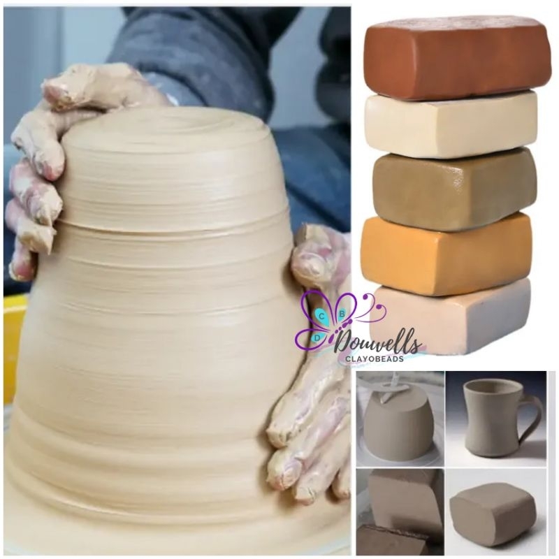 POTTERY CLAY 500g Air Hardening Modelling Clay Natural Clay Ceramic Non ...