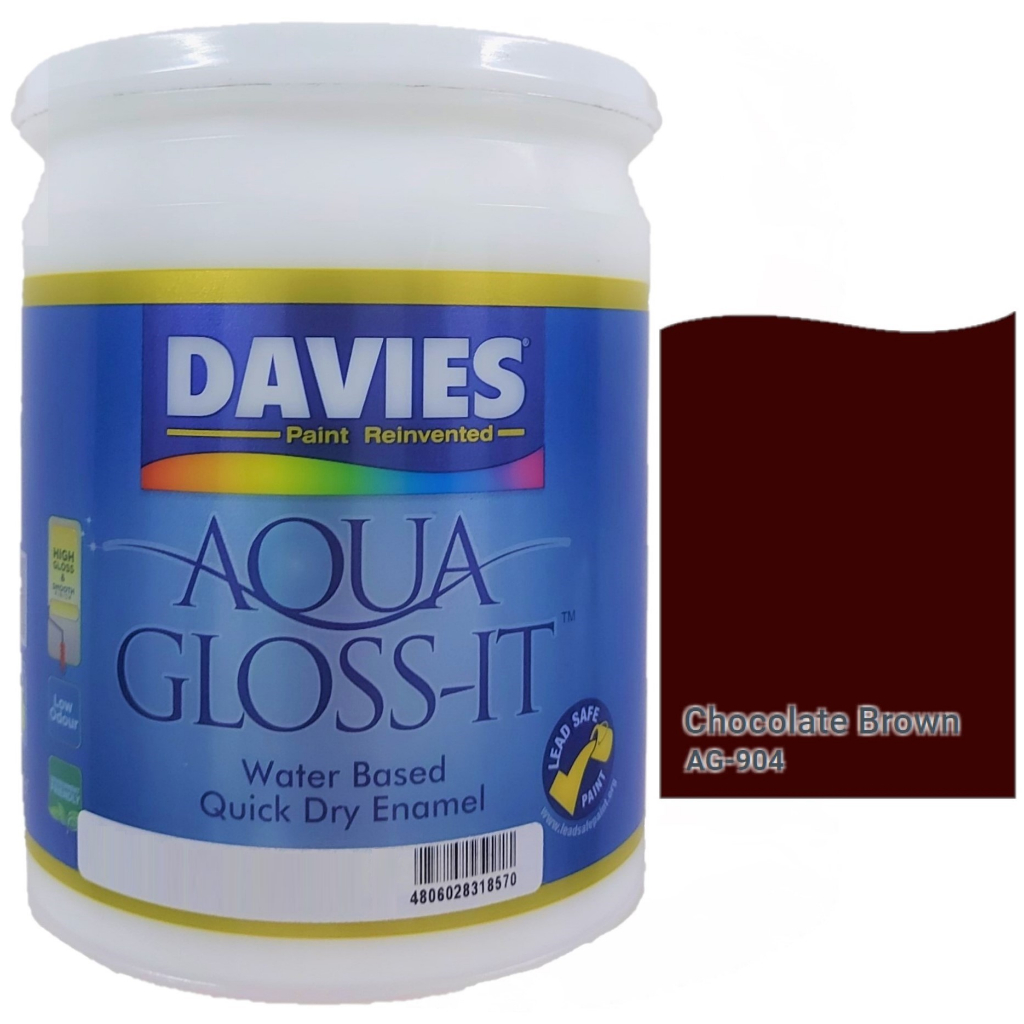 Davies Aqua Gloss It Water Based Quick Dry Enamel (Available in Different Colors) - 1L | Shopee ...
