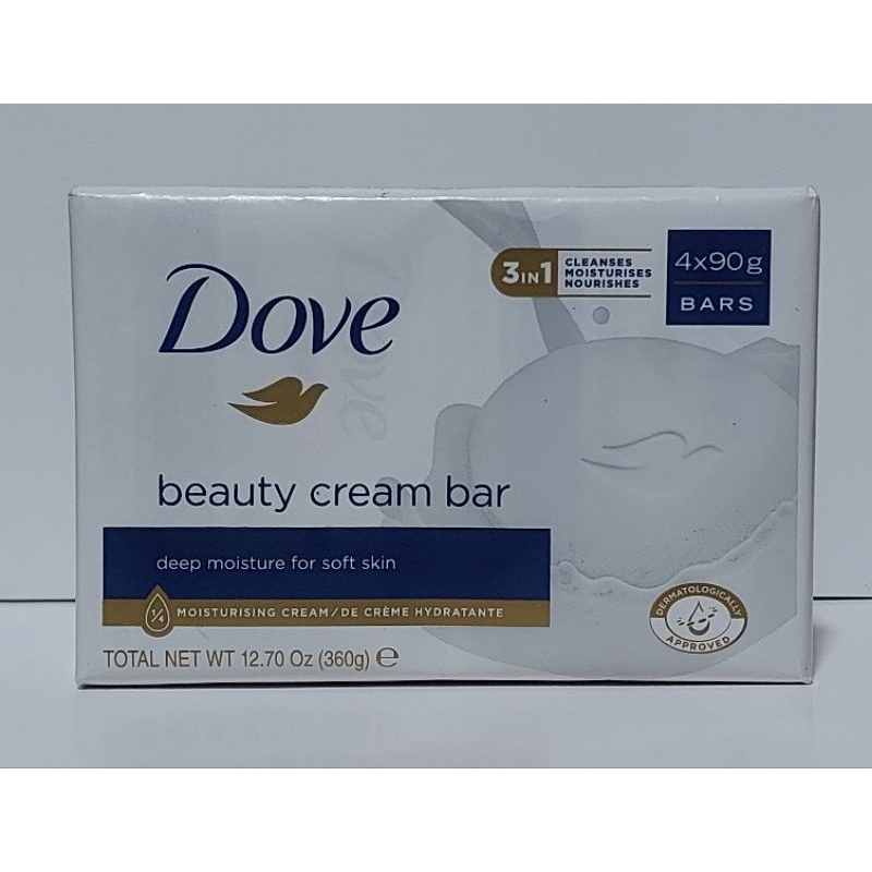 Dove Original Beauty Cream Bar Soap 4x90g | Shopee Philippines