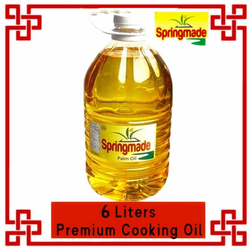 Springmade Cooking Oil (Palm Olein) 6 Liters | Shopee Philippines