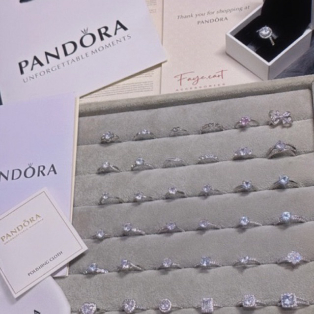 PANDORA PROMISE RING WITH BOX AND PAPERBAG SUPER AFFORDABLE TRENDING ON ...