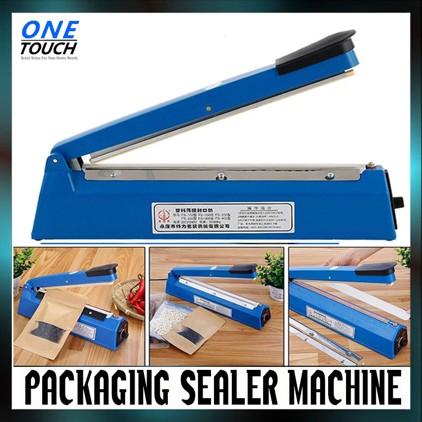 ONETOUCH Heavy Duty Impulse Plastic Sealer 300mm PFS-300 Manual Hand ...