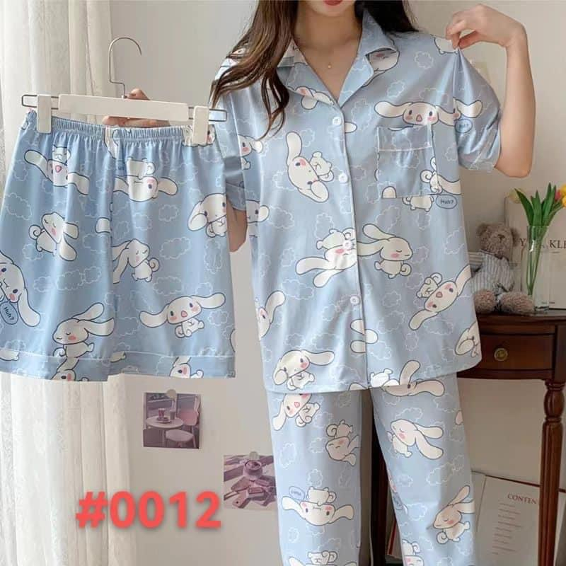 Zshop 3in1 Korean Terno Prints Shortsleeves Shorts/Pajama Terno ...