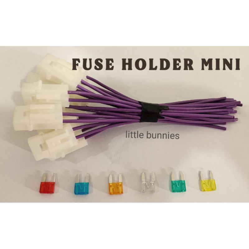 FUSE HOLDER MINI JAPAN WIRE ( FREE FUSE ) | Shopee Philippines