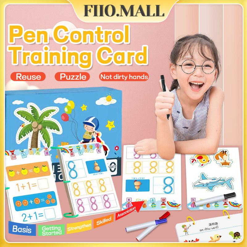 Tracing Book For Kids Training Coloring Book Erasable Writing Materials ...
