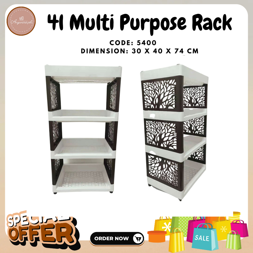 4L MULTI PURPOSE RACK W/WHEEL #ELEGANT RACK # BEDRACK #KITCHENRACK ...