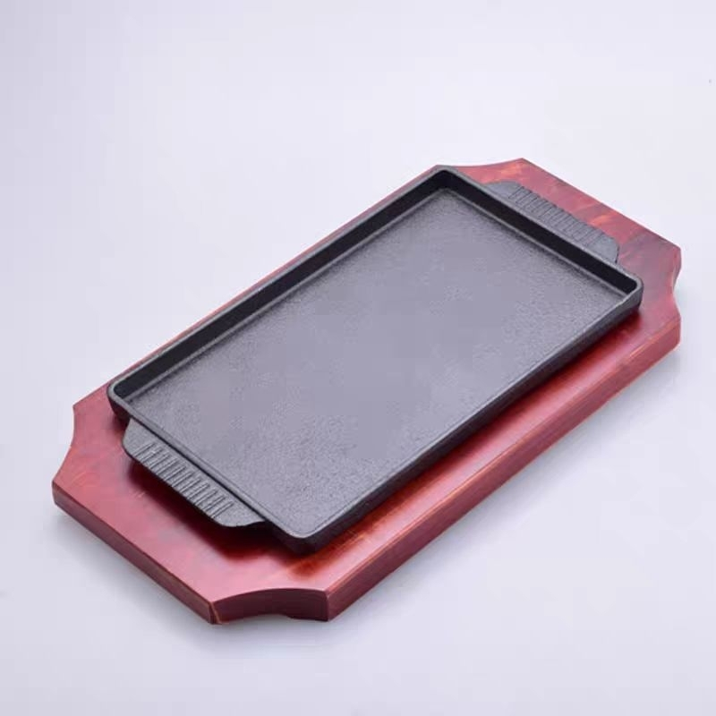 Sizzling Plate Korean Type Design With Wood Holder 9326 | Shopee ...