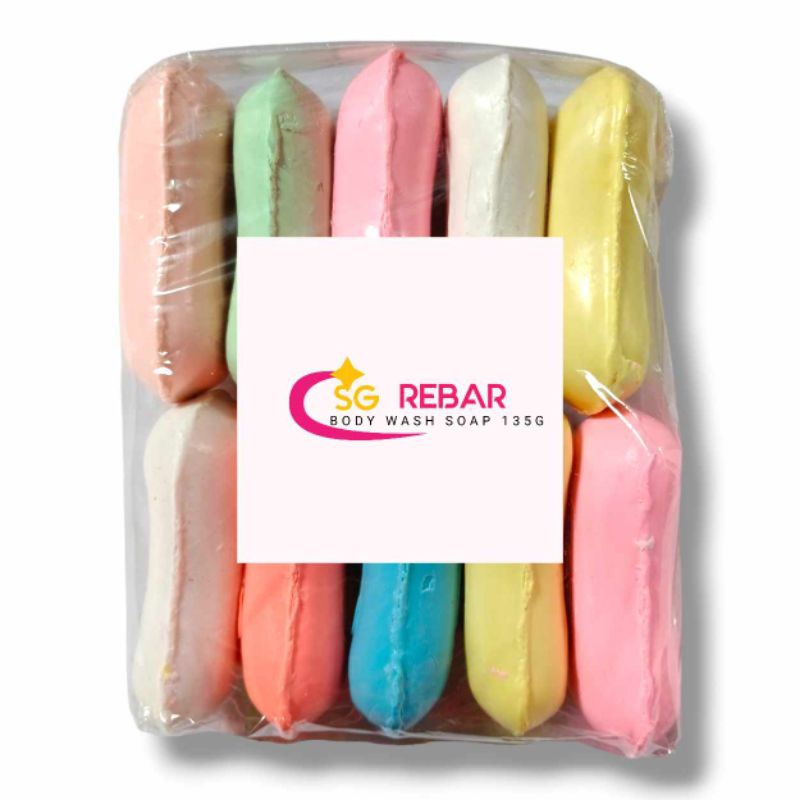 sg rebar boneshape body wash soap 135g (8pcs) | Shopee Philippines