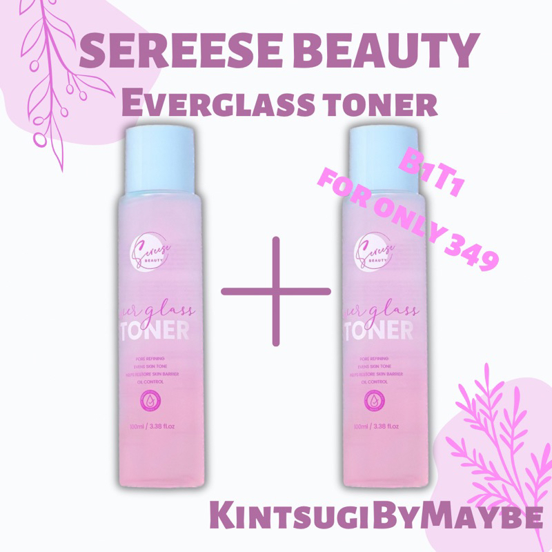 Sereese Beauty Buy 1 Take 1 Deals Everglass Toner, Poreless White Glow Serum All Products ...