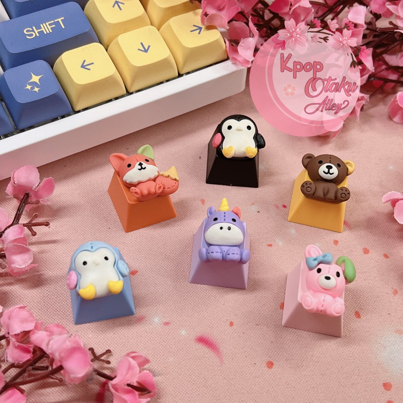 Animal Doll Artisan Keycaps | Kpop Otaku Alley Keycap | Shopee Philippines