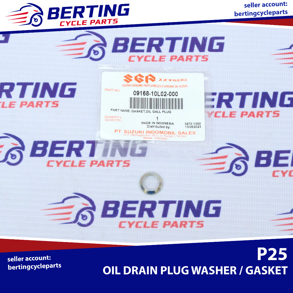 SGP DRAIN PLUG WASHER / GASKET ONLY Suzuki Raider Gixxer GSX Smash ...