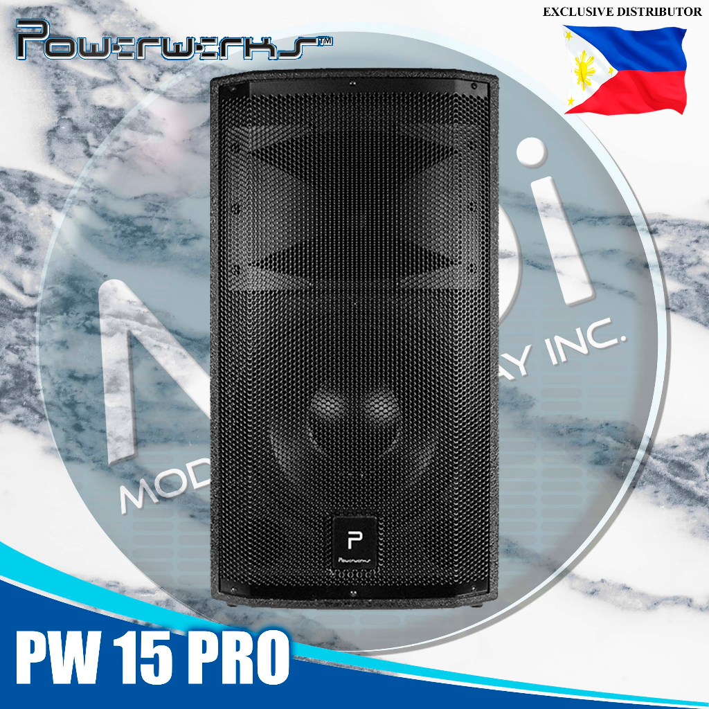 Powerwerks PW 15 PRO (2-Way) 1000-Watt 10" Active Loudspeaker with ...
