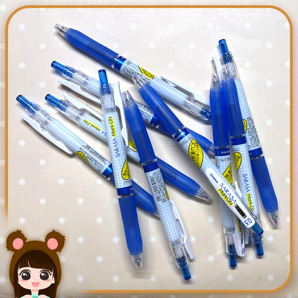 Zebra Sarasa Mark ON Gel Point Pen .05 | Ballpoint Pen | Blue | Shopee ...