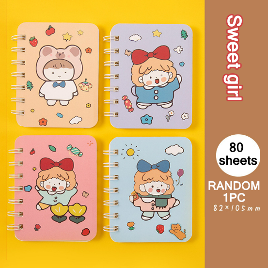 A7 Japanese Style Cartoon Pocket Book Notepad Office Stationery School ...