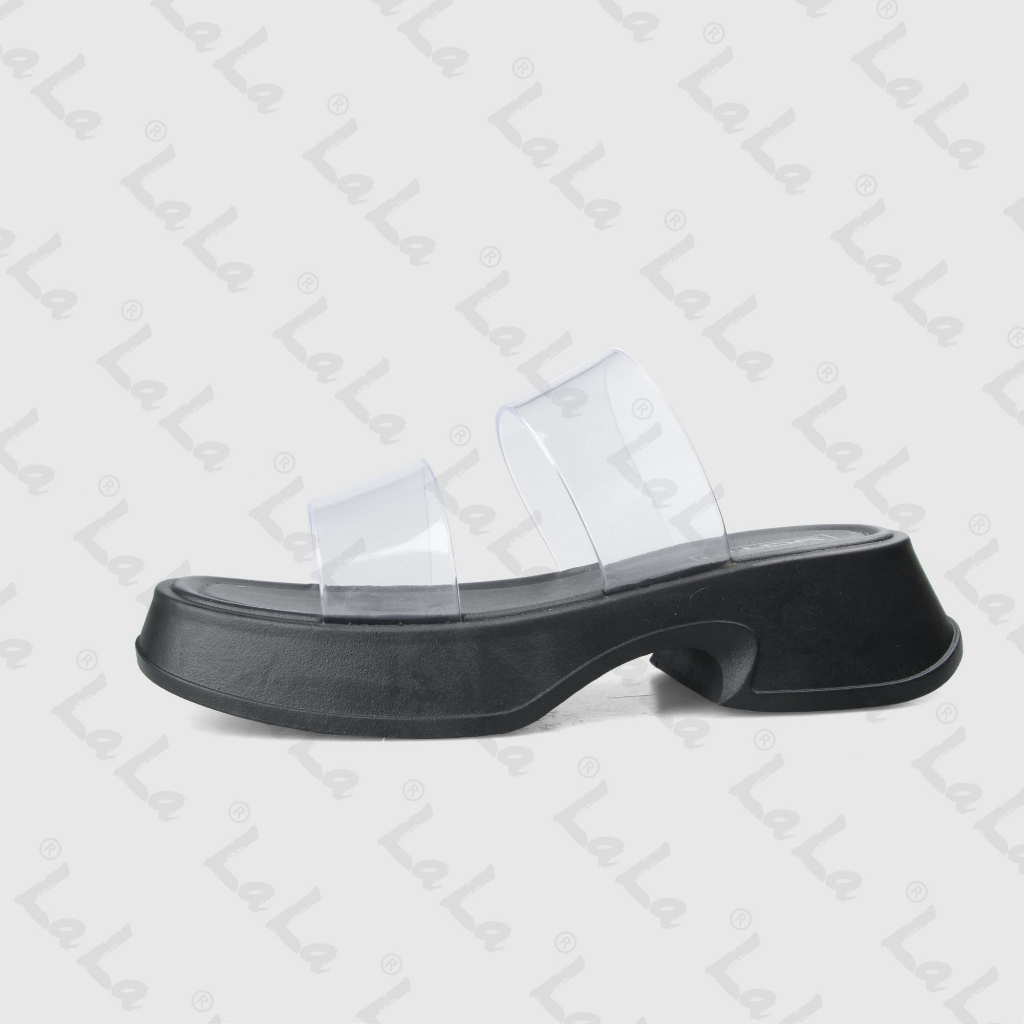 【LaLa】New Slide Casual Slipper for women with comfy transparent strap ...