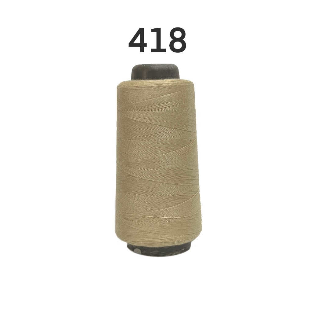 5pcs KHAKI 100% Spun Polyester Sewing Thread TKT-120 100GRAMS | Shopee ...