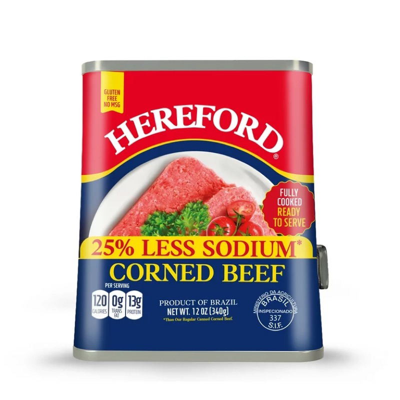 Hereford Corned Beef 25% Less Sodium | Shopee Philippines